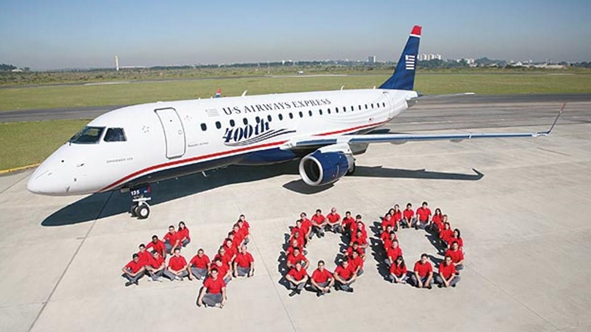 Embraer entrega jato de número 400