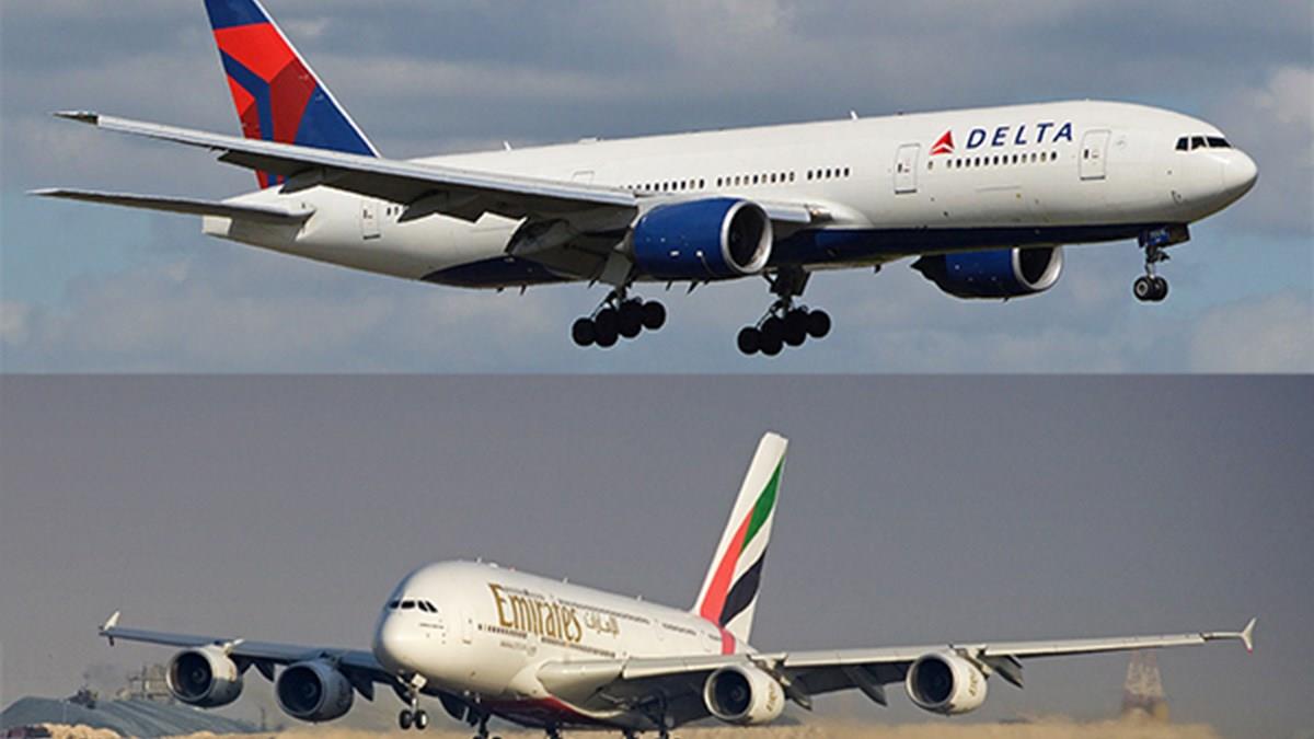Emirates critica Delta e sugere substituir voo para Atlanta